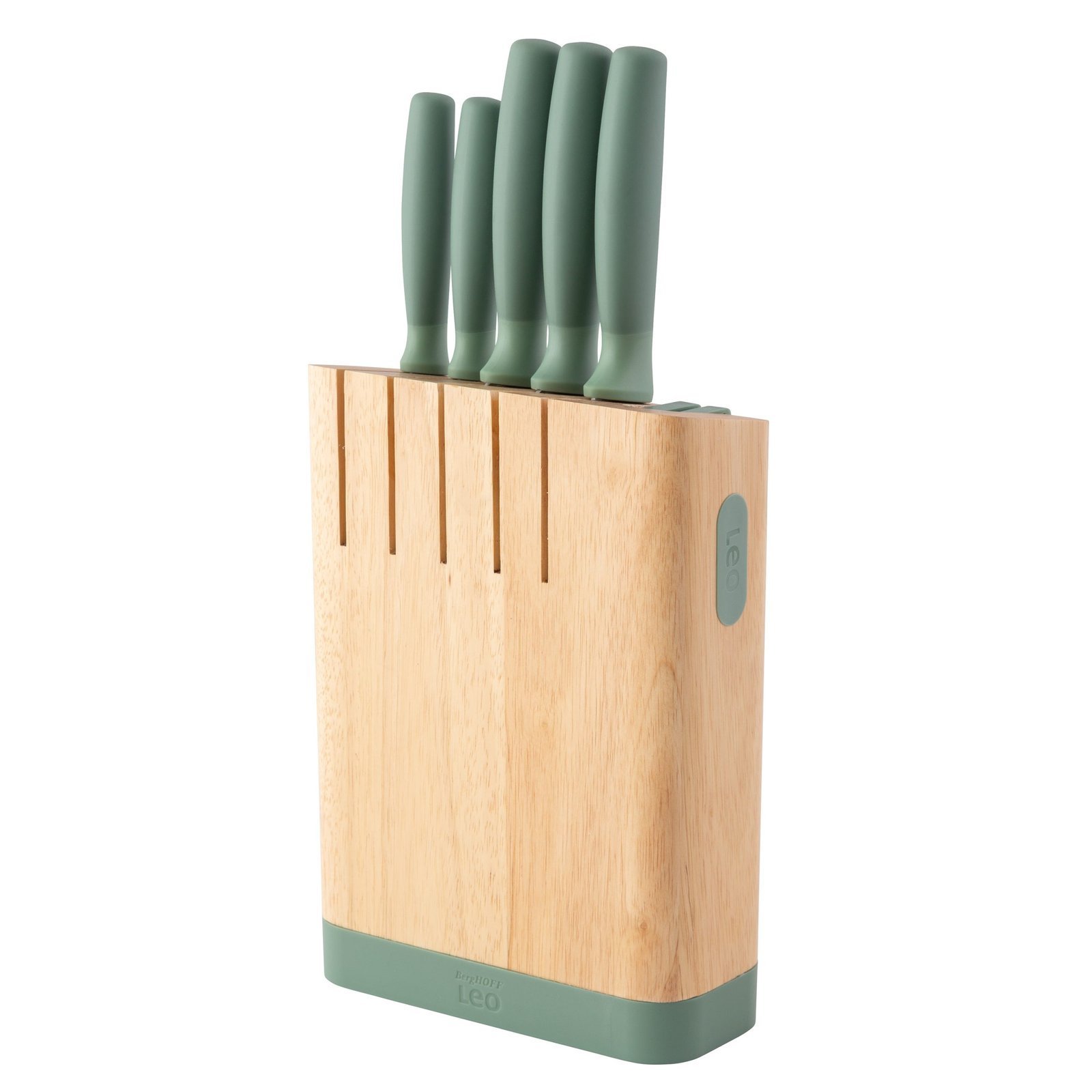 6-pc knife block set Forest – Titanium